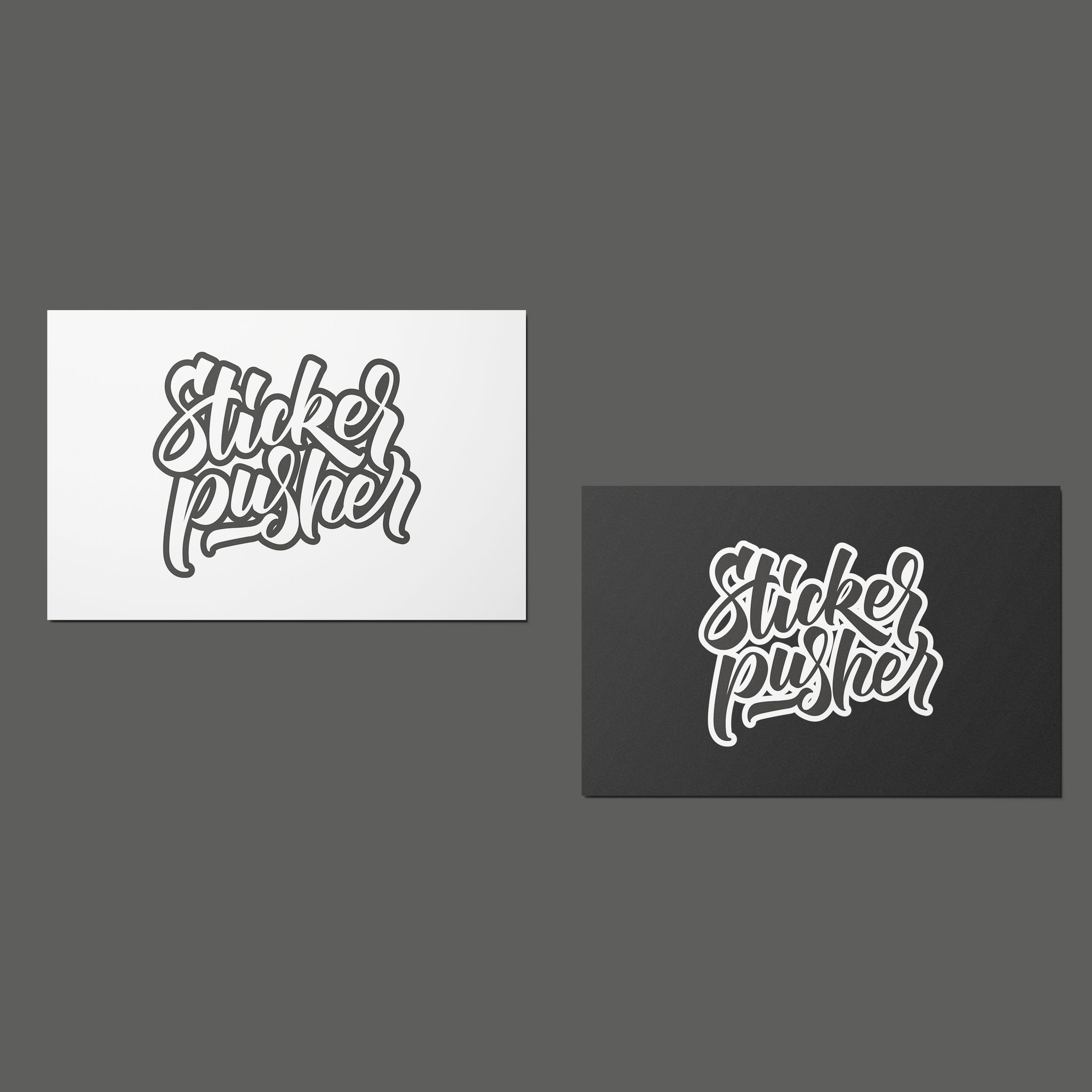 Rectangular stickers
